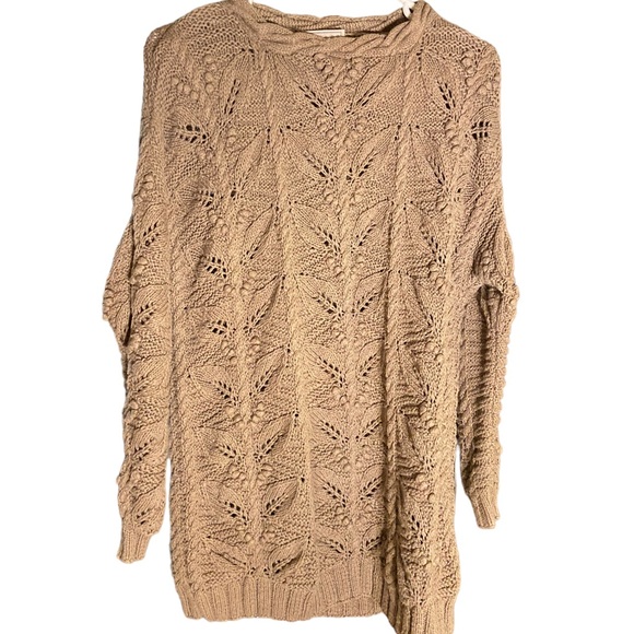 Express | Sweaters | Vintage Express Tricot Tan Heavy Retro Oversized ...